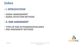 Signal Management and Risk Assessment in Pharmacovigilance | PPTX