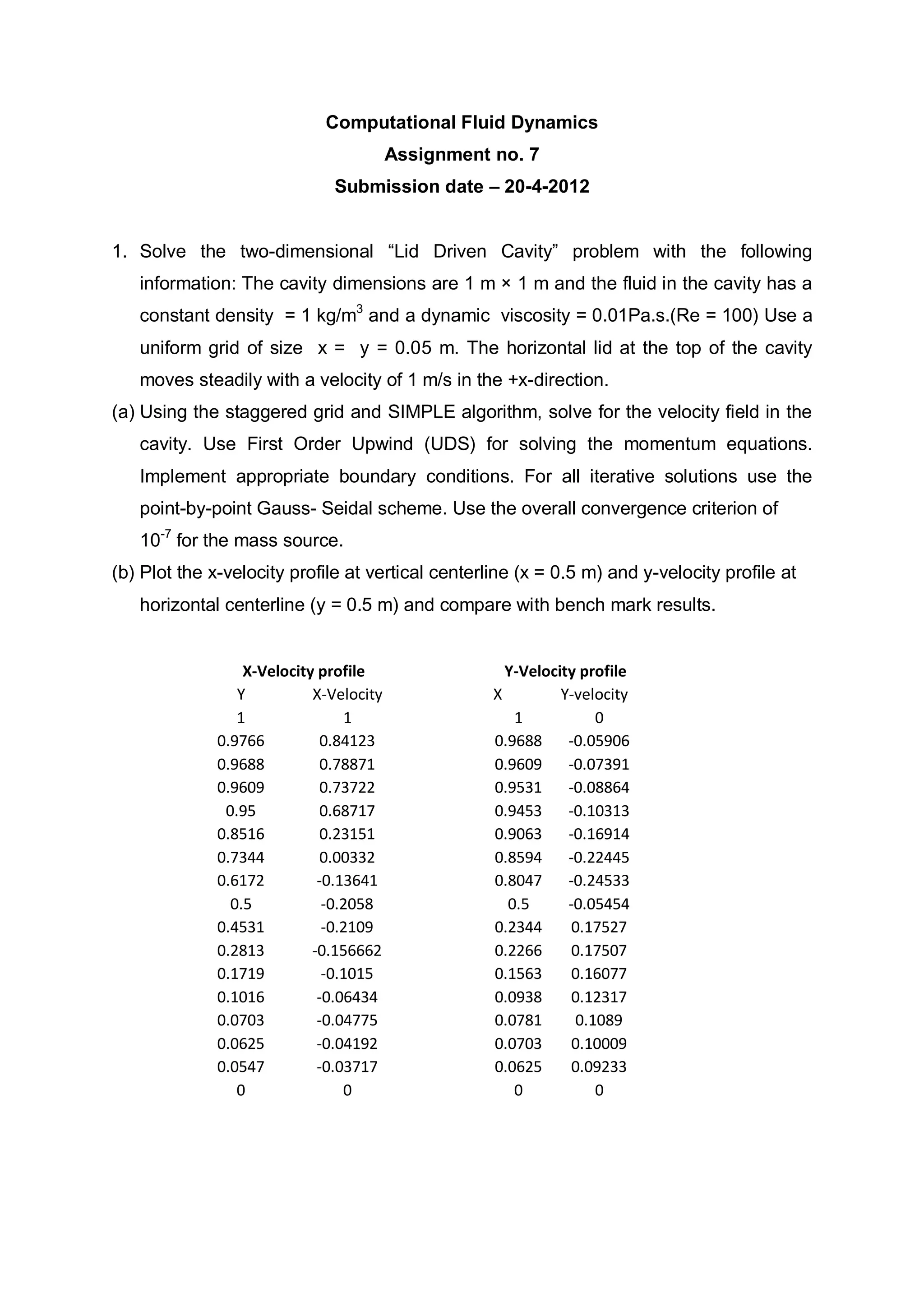 Assignment simple algorithm | PDF | Physics | Science
