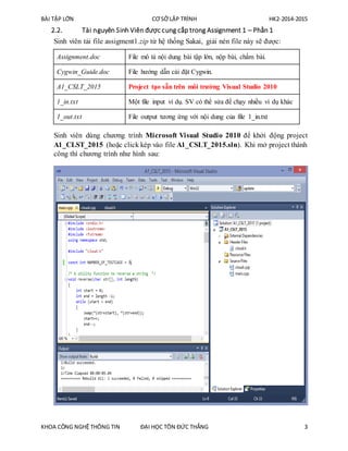 Assignment specification | PDF