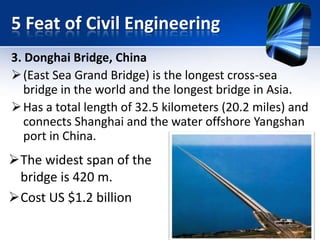 Feat Of Civil Engineering | PPTX