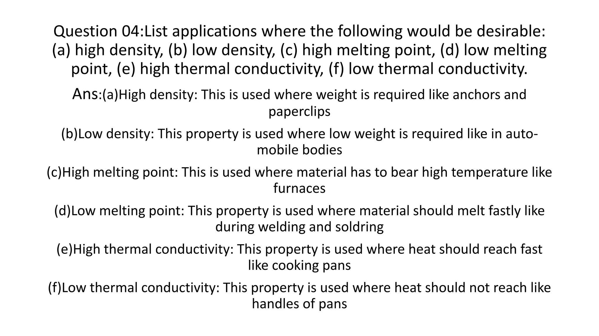 Materials Properties | PPT