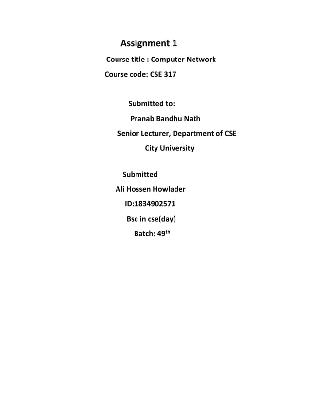 Classification of computer network | PDF