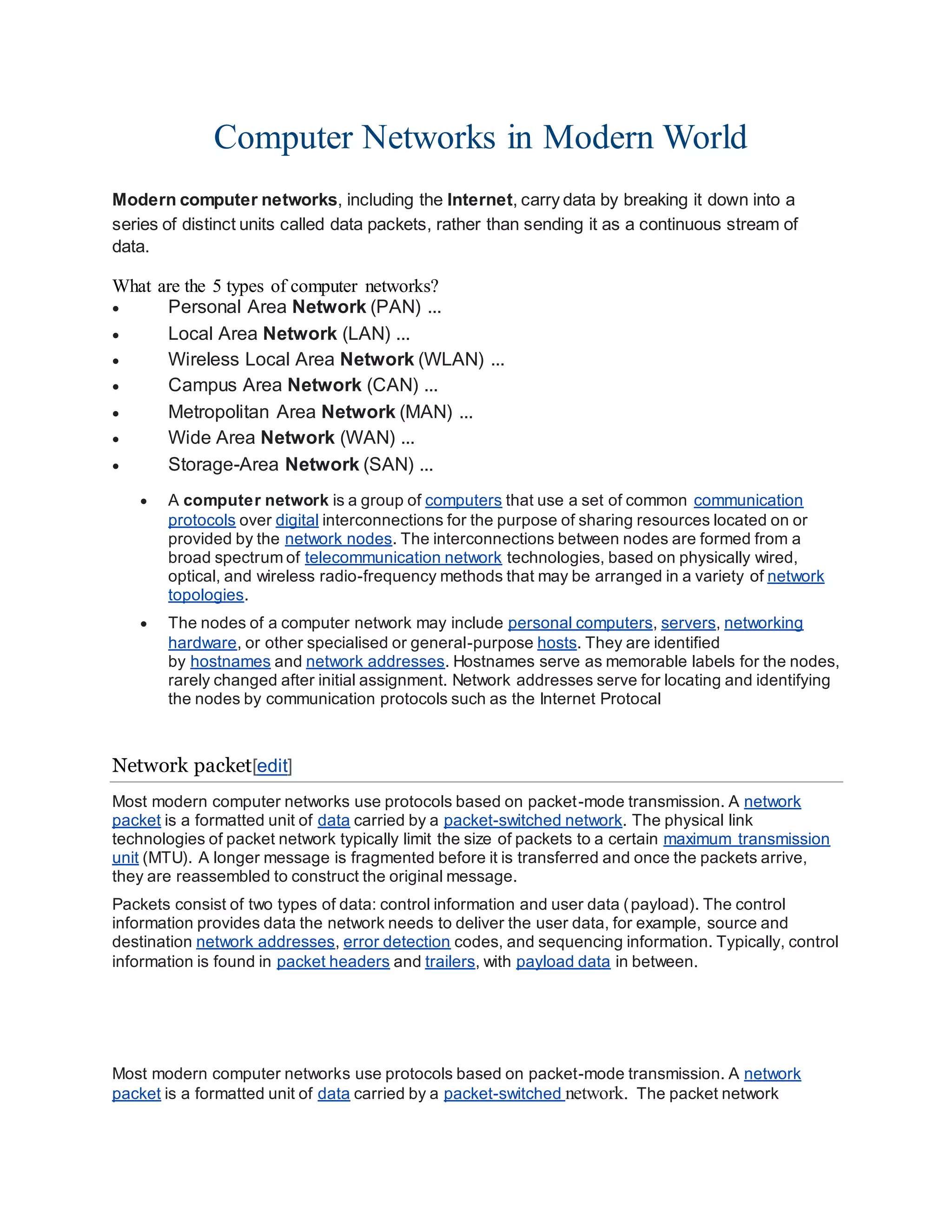 Assignment 01 | DOCX | Computer Networking | Computing