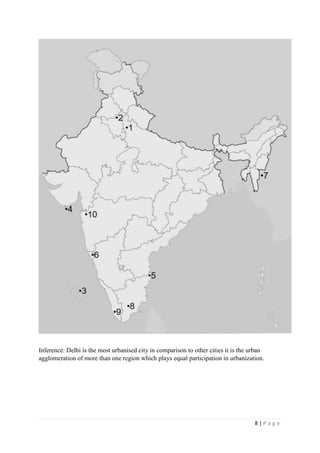 Statistical Analysis Of Metropolitan Cities, India | PDF