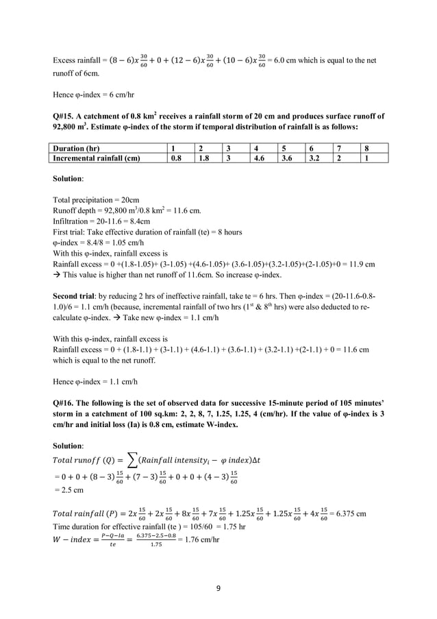 Assignment_01_Hydrology_Ch03_Solution (1).pdf | Weather | Science