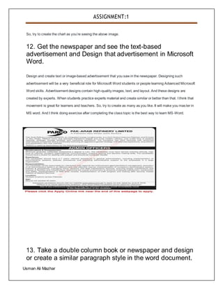 Assignment # 02 | DOCX
