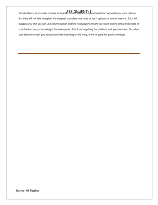 Assignment # 02 | DOCX