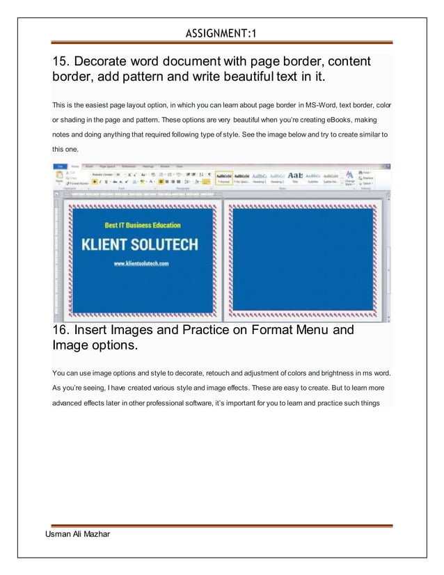 Assignment # 02 | DOCX