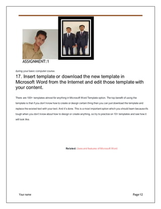 Assignment # 02 | DOCX