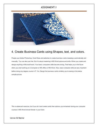 Assignment # 02 | DOCX