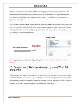 Assignment # 02 | DOCX