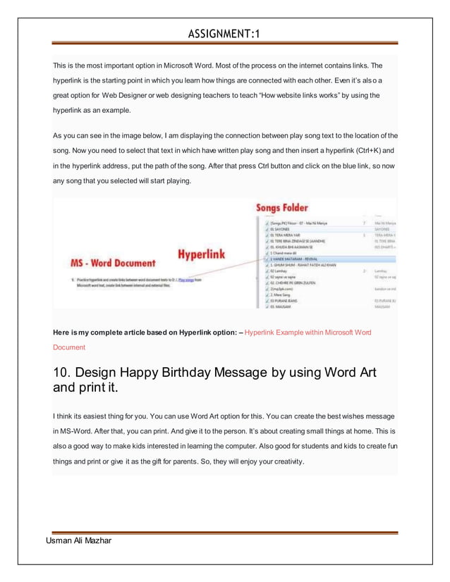 Assignment # 02 | DOCX