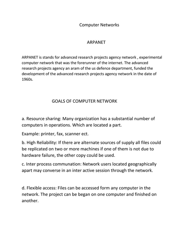 Computer network | PDF