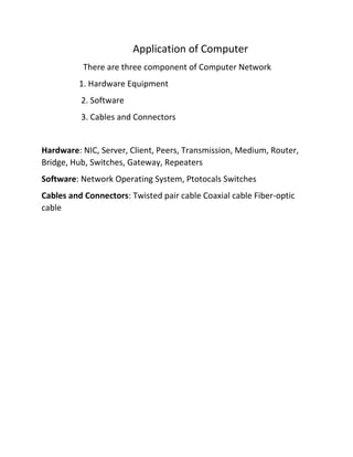 Computer network | PDF