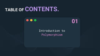 Polymorphism.pptx | Programming Languages | Computing