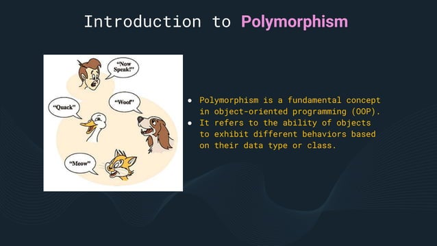 Polymorphismpptx Programming Languages Computing