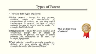 PATENTS, COPYRIGHTS, TRADEMARKS | PPTX