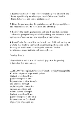 Assignment 04HE320 Medical SociologyDirections Be sure to ma.docx
