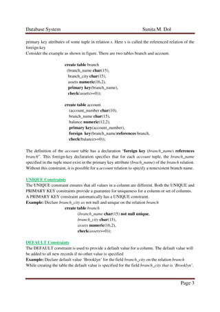 Assignment#07 | PDF | Databases | Computer Software and Applications