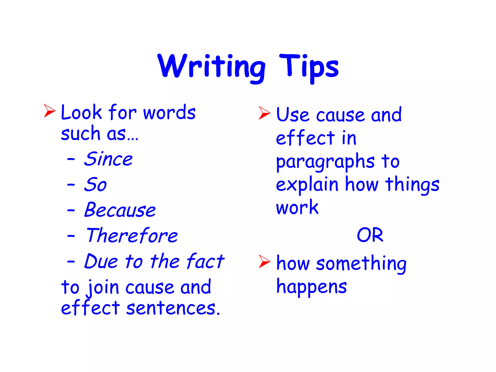 Cause and Effect | PPT