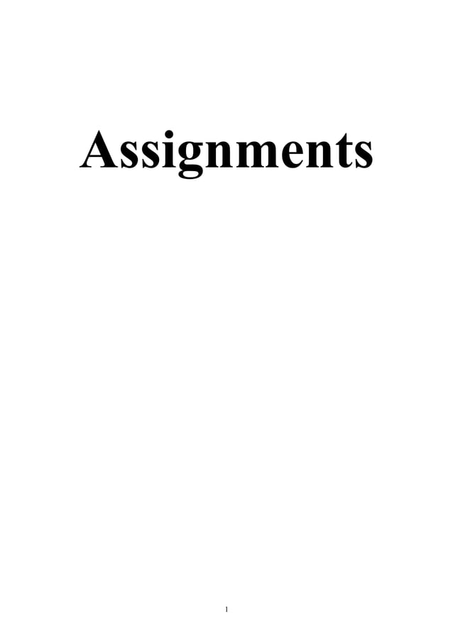 Assignment1 | DOC
