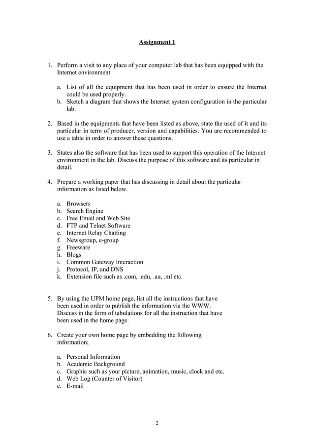Assignment1 | DOC