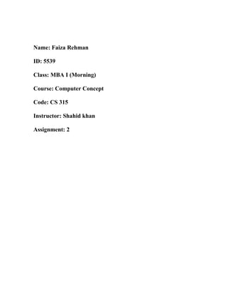 Application Software in Academics | DOC