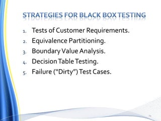Black & White Box testing | PPTX