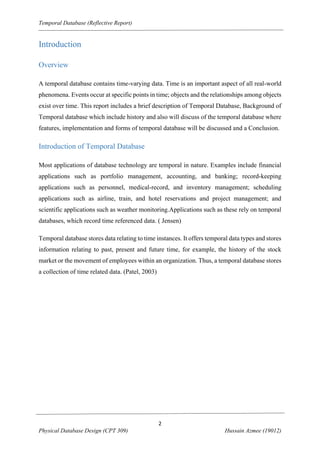 Temporal database | PDF