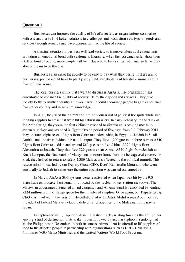 business management assignment sem1 | DOCX