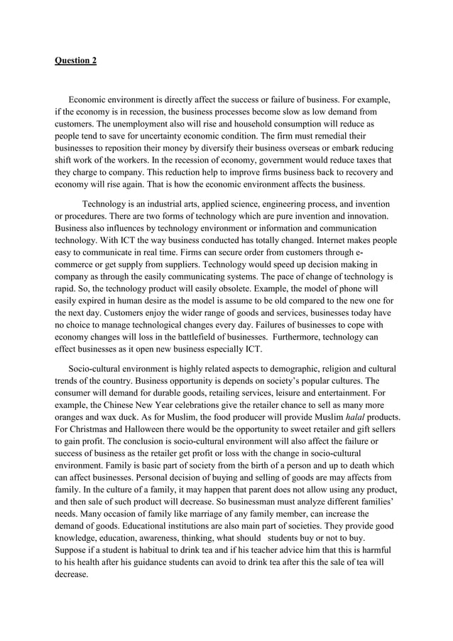 business management assignment sem1 | DOCX