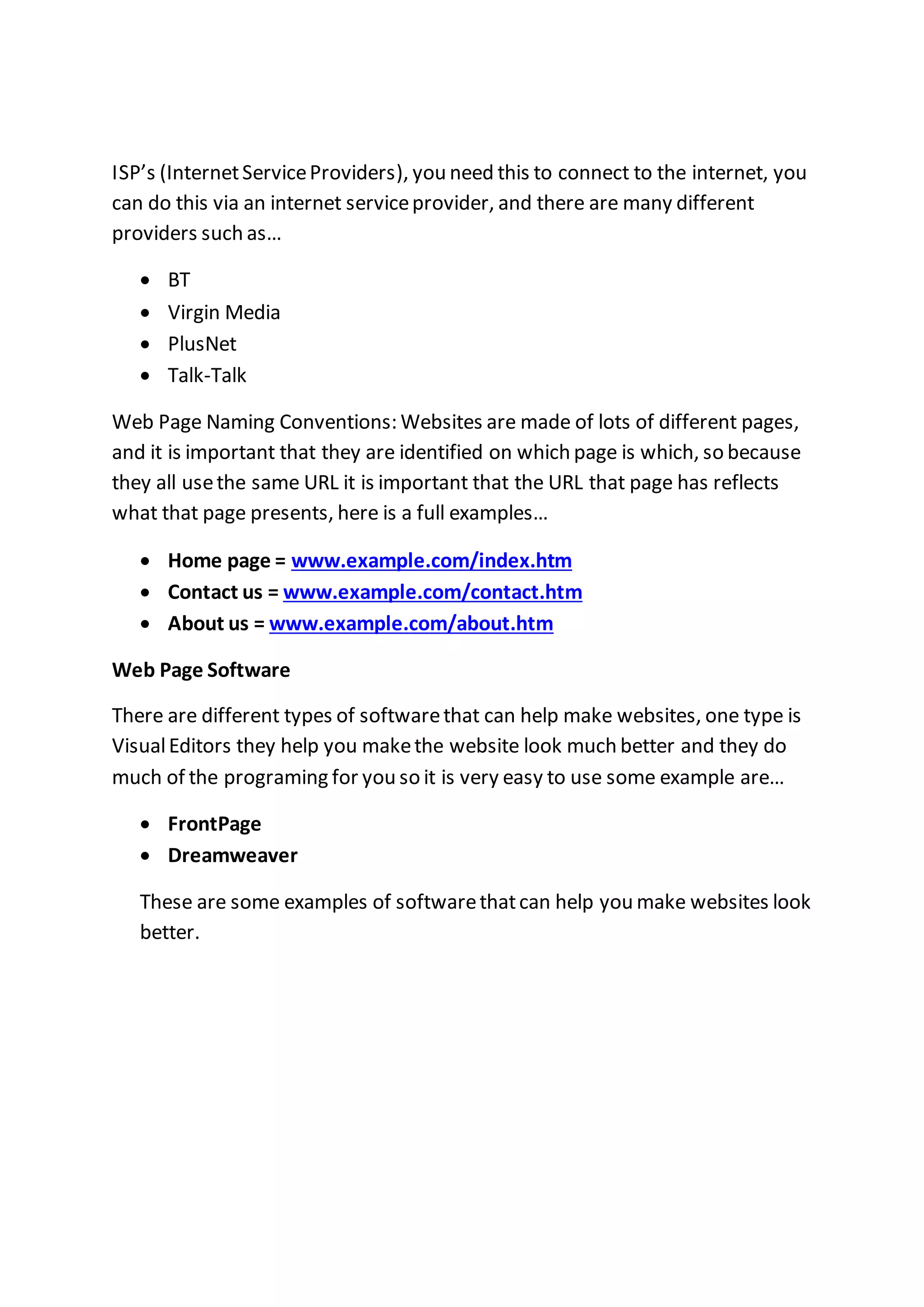 Assignment 1 | DOCX | Web Development | Internet
