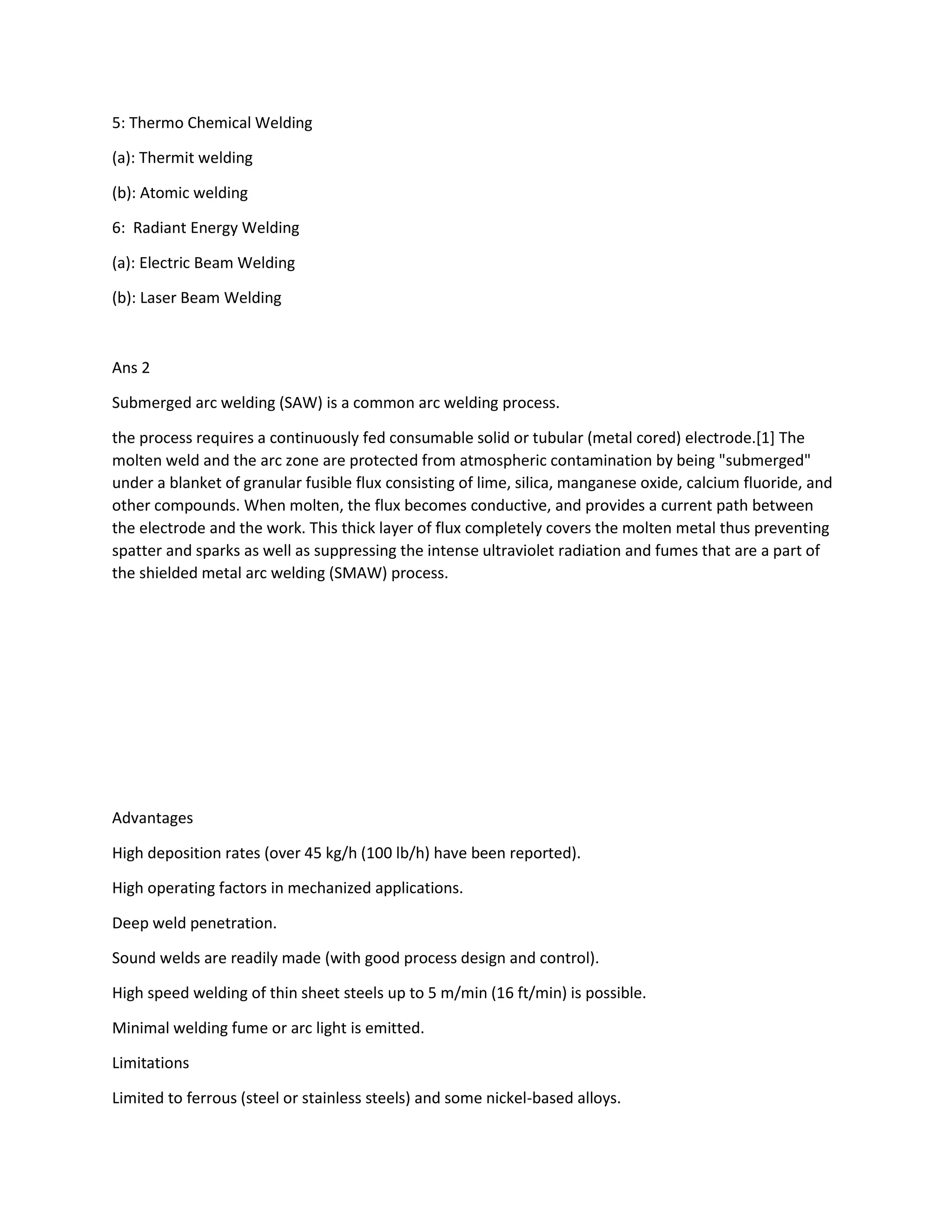 Welding Assignment | DOCX