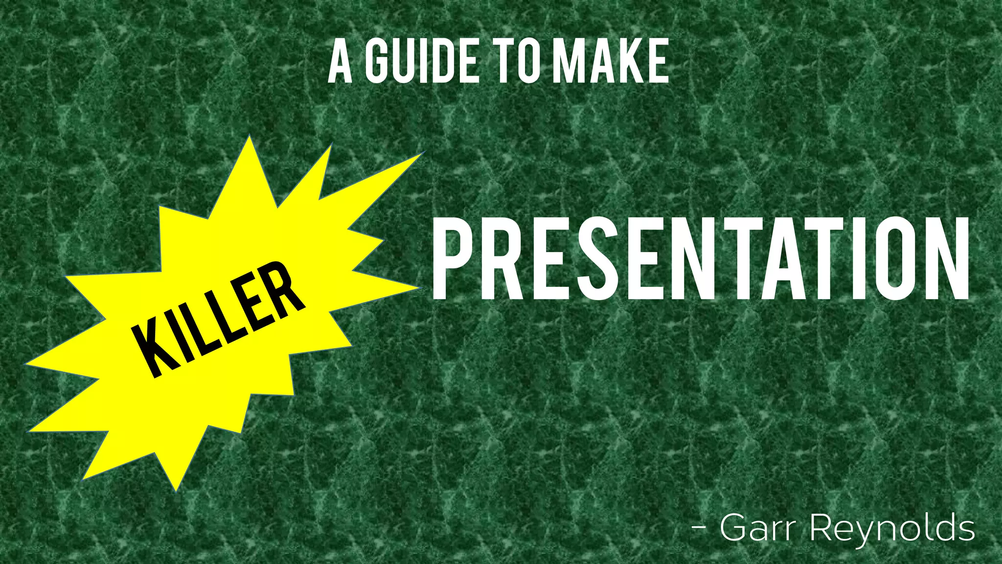 A guide to make KILLER Presentations | PDF | Technology & Computing