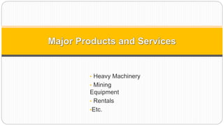 Case Study on Caterpillar Inc. (CAT) | PPTX