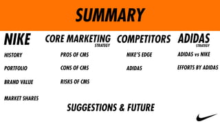 Nike Marketing Excellence Assignment 1 | PPTX