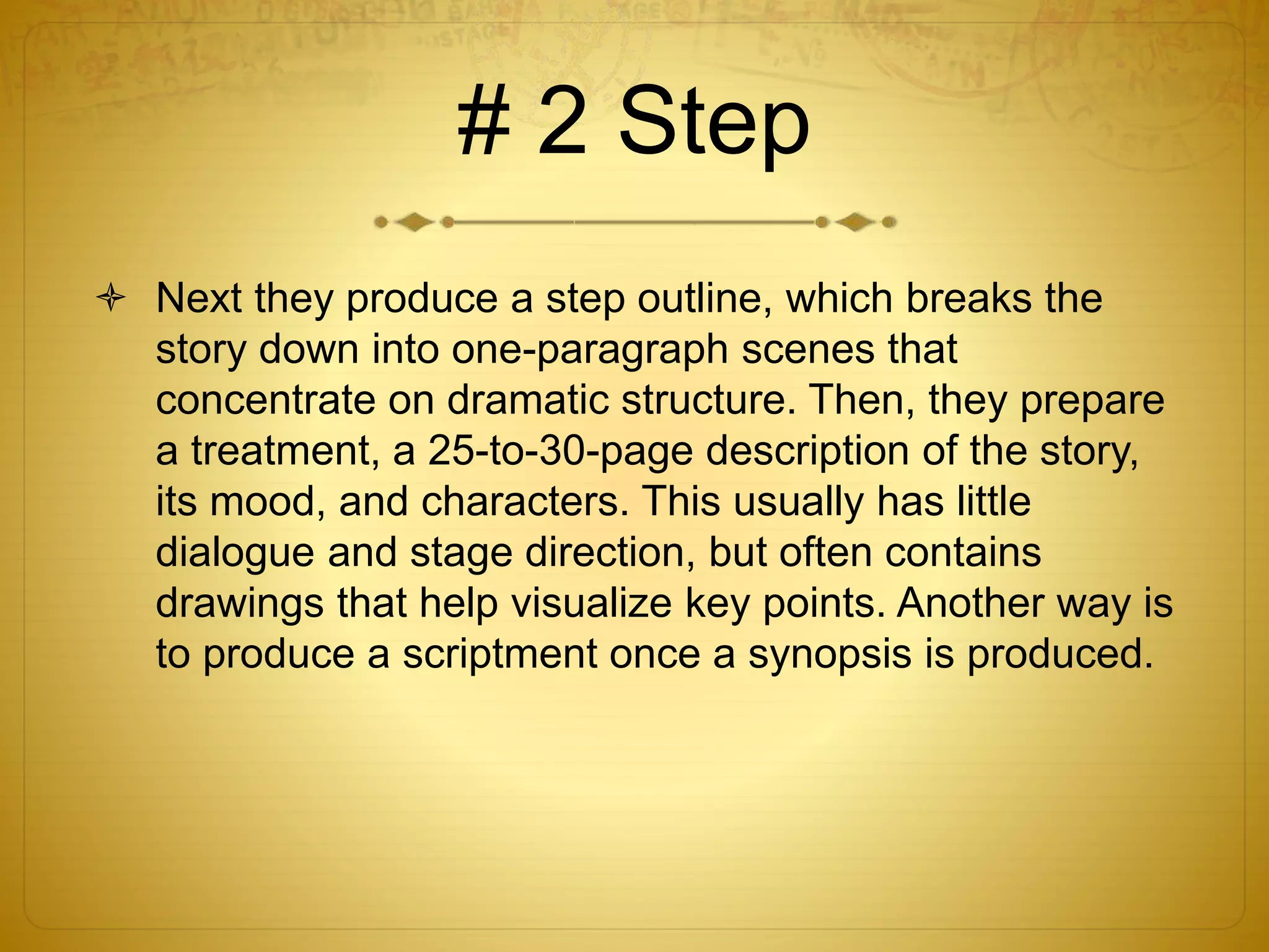 development stage in film | PPTX