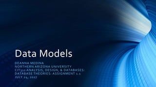 Four Types of Data Models | PPTX