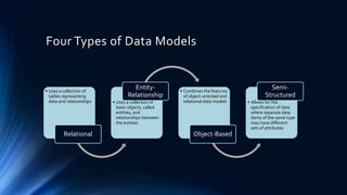 Four Types of Data Models | PPTX