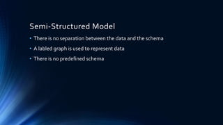 Four Types of Data Models | PPTX