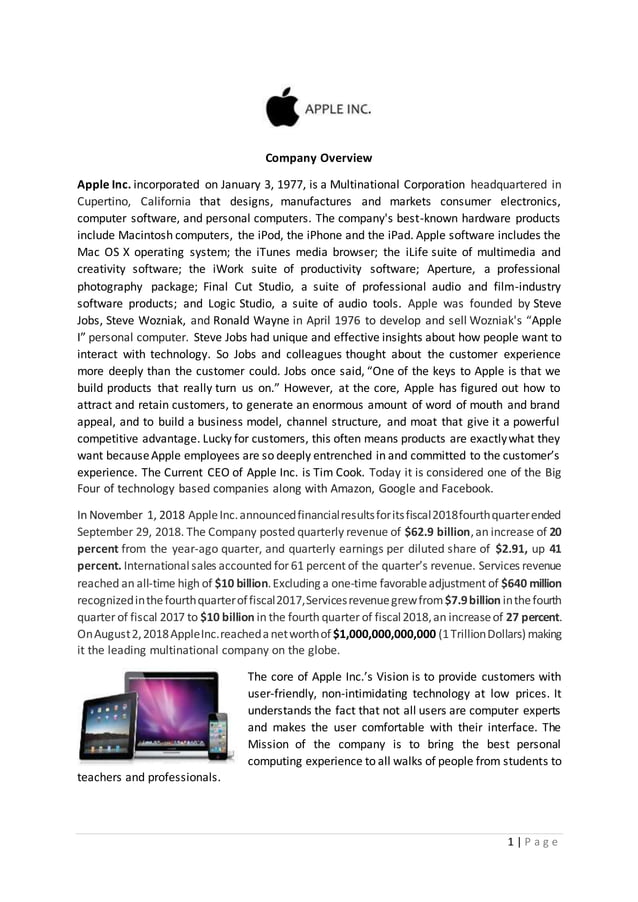 Company Overview- 5 MNCs | PDF