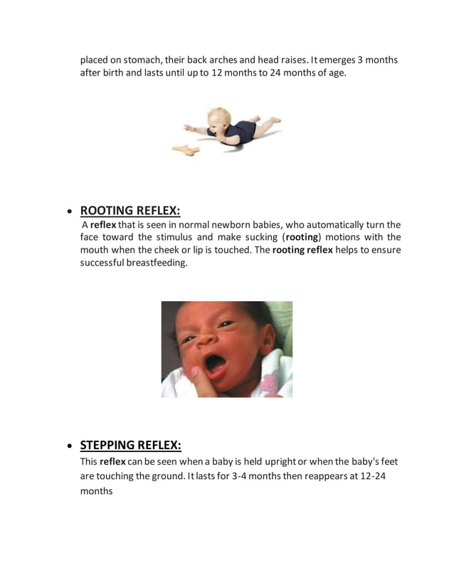 Primitive Reflexes | PDF