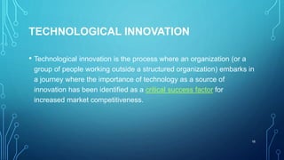 Types of Technological Innovation | PPTX
