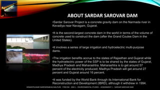 Sardar Sarovar Dam | PPTX