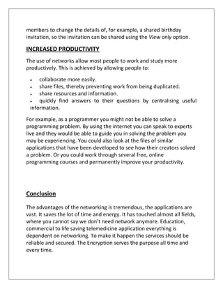 computer network technology in modern universe. | PDF