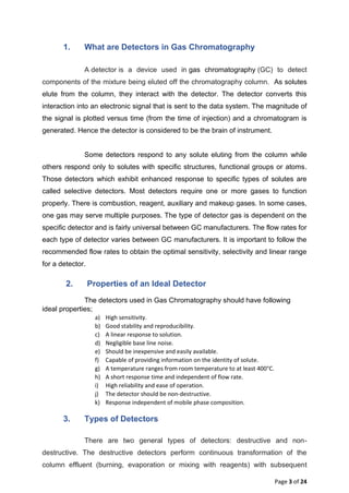 Assignment 1.... detectors use in gc... zahid mahmoood mchem02203001. m ...