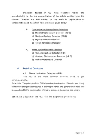 Assignment 1.... detectors use in gc... zahid mahmoood mchem02203001. m ...