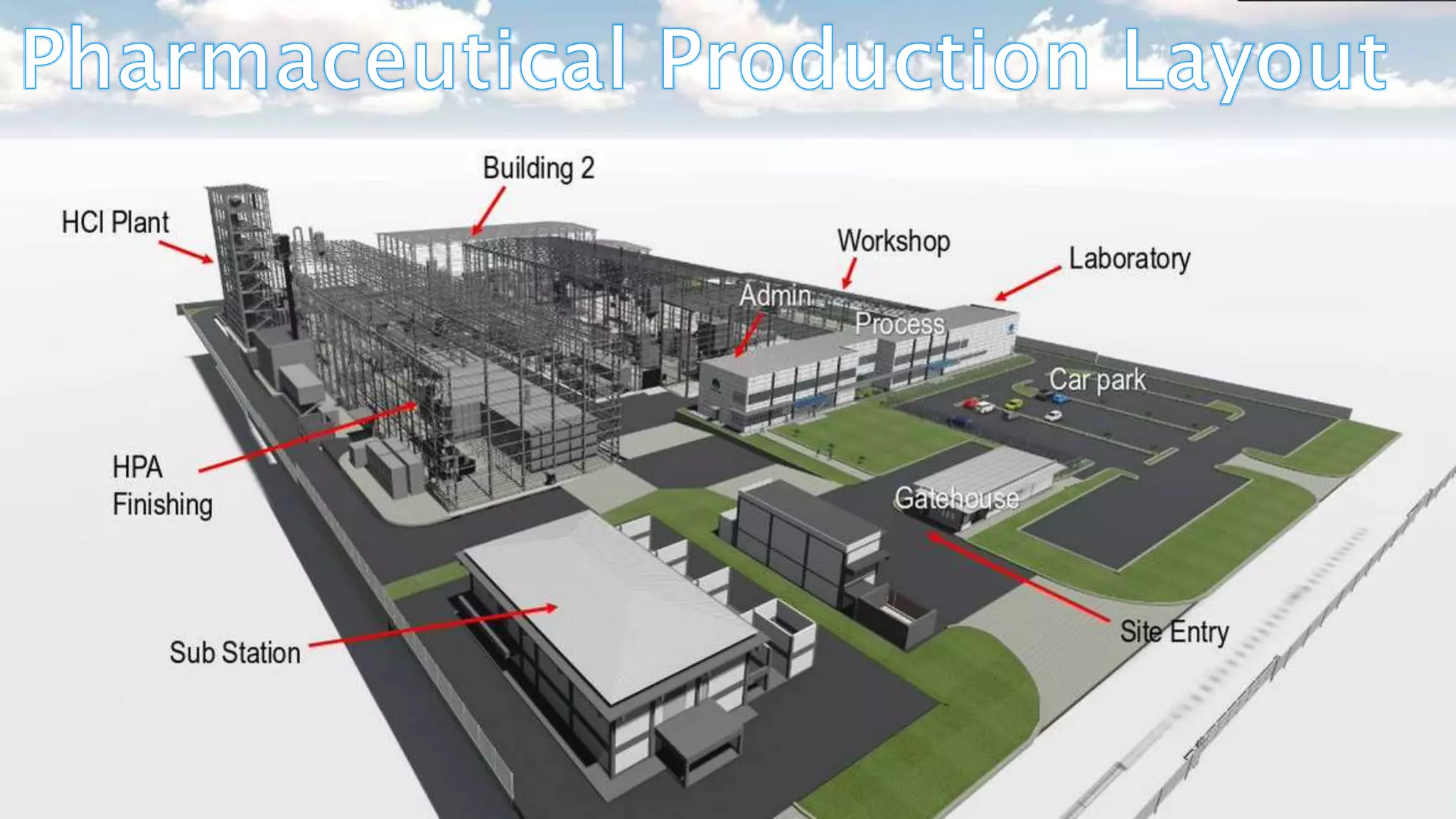 Pharmaceutical Production Layout | PPTX