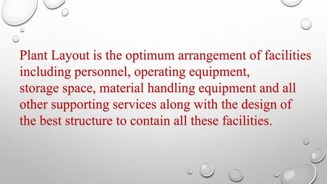 Pharmaceutical Production Layout | PPTX