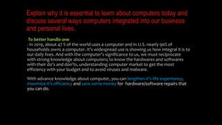 Intro to Computing Presentation Project . | PPT